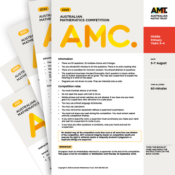 AMC Past Papers – Australian Maths Trust